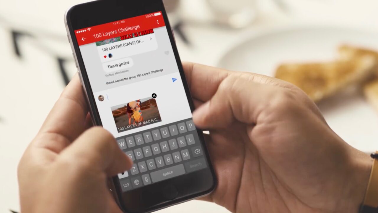 YouTube's in-app sharing lets you talk with your friends about that ...