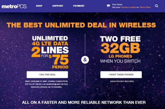 MetroPCS offers unlimited talk, text, and LTE data for just $50 a month