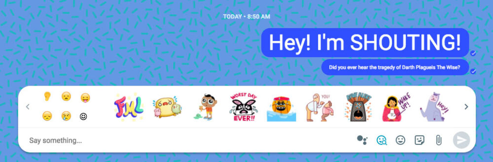 You can finally Whisper and Shout in Google Allo on the web - Android ...