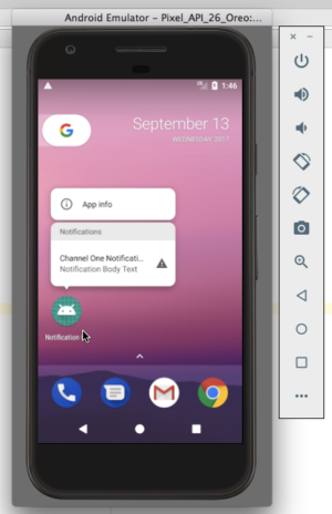 Creating an Android 8.0 Oreo app: Implementing Notification Channels