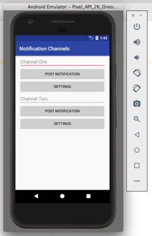 Creating an Android 8.0 Oreo app: Implementing Notification Channels
