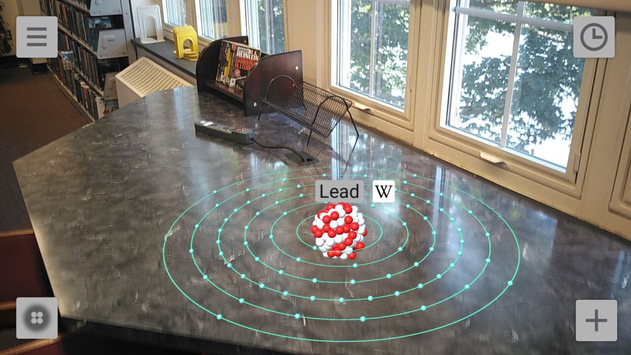 The first ARCore app lets you see virtual atoms in the real world