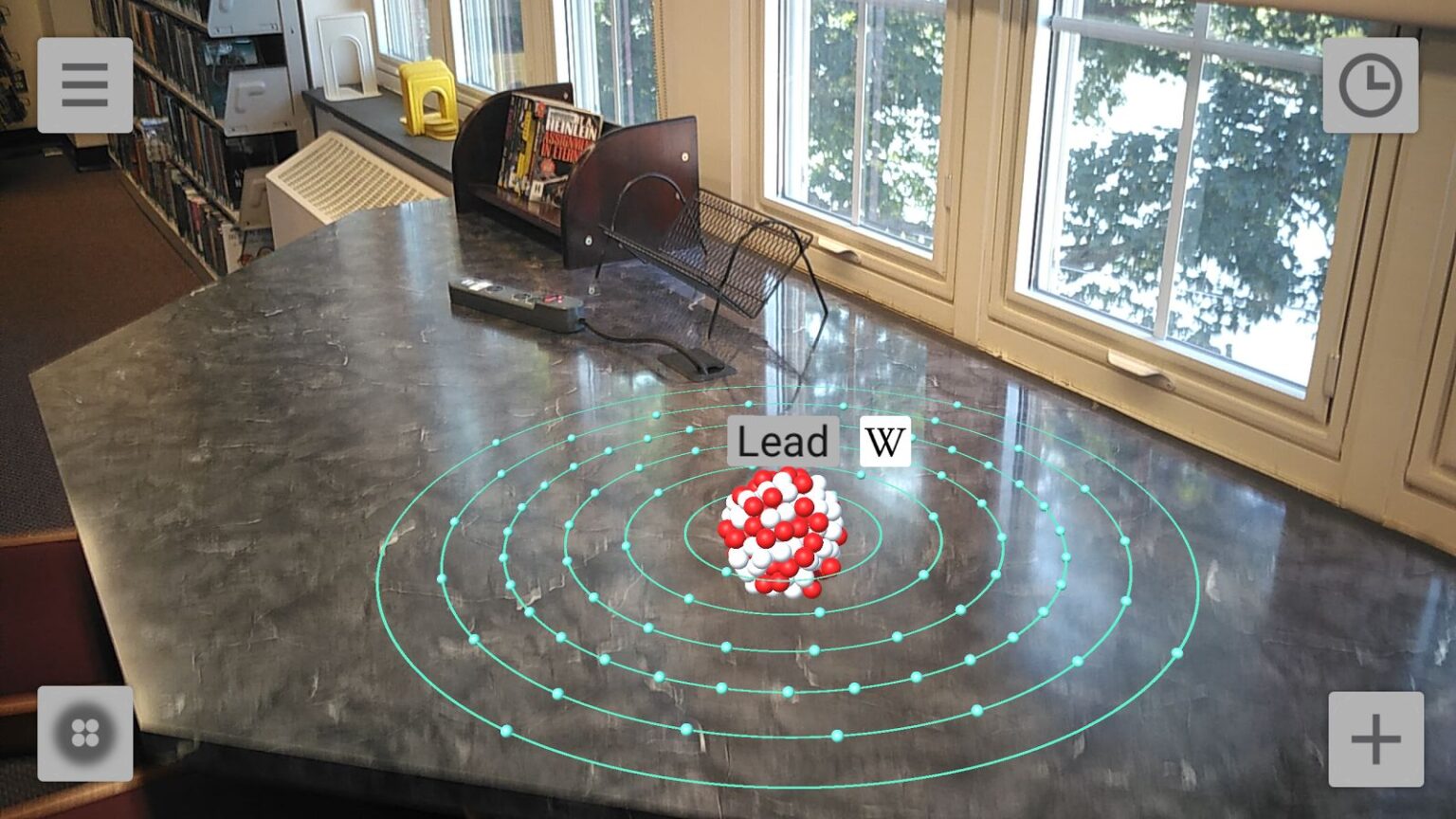 The first ARCore app lets you see virtual atoms in the real world