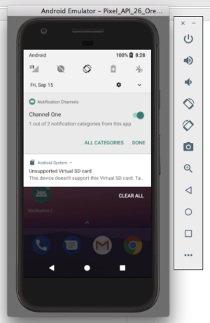 Creating an Android 8.0 Oreo app: Implementing Notification Channels