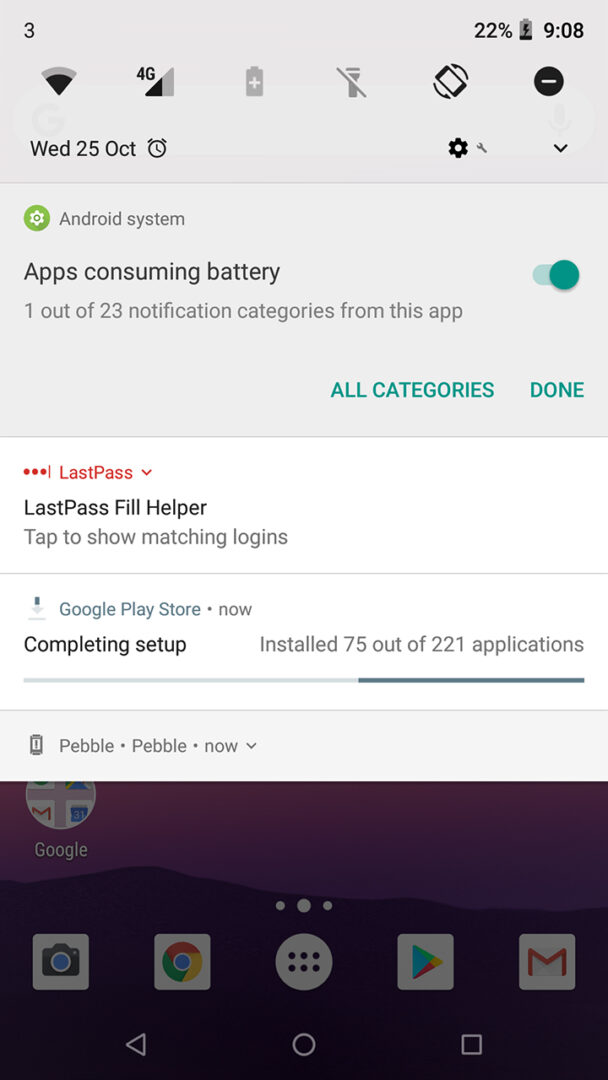 Android 8.1 lets you disable "App is running in the background" alerts