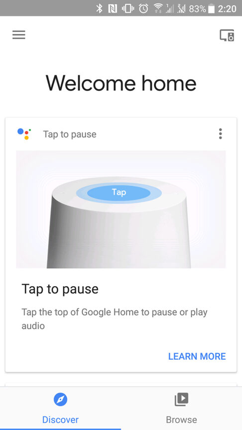 Google Home app gets updated with a new interface and Night Mode