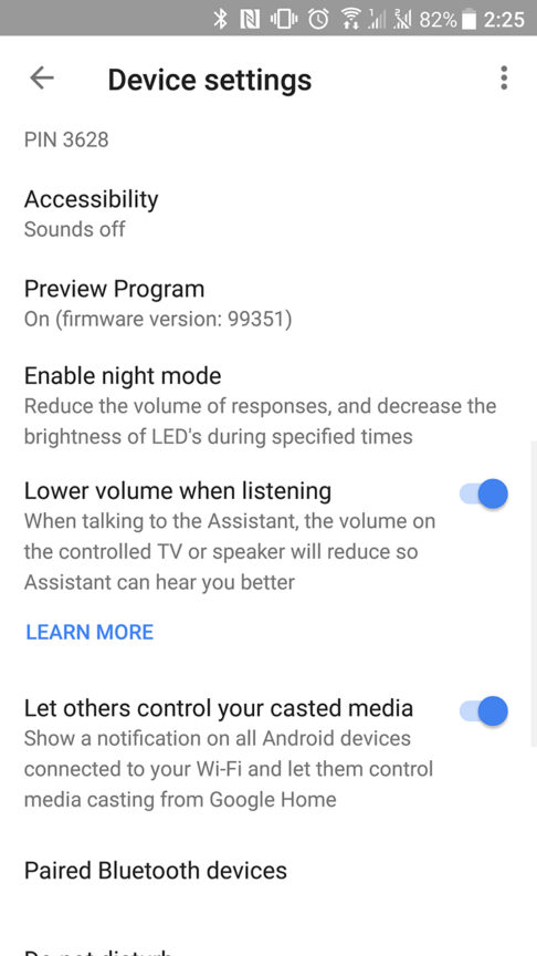 Google Home app gets updated with a new interface and Night Mode