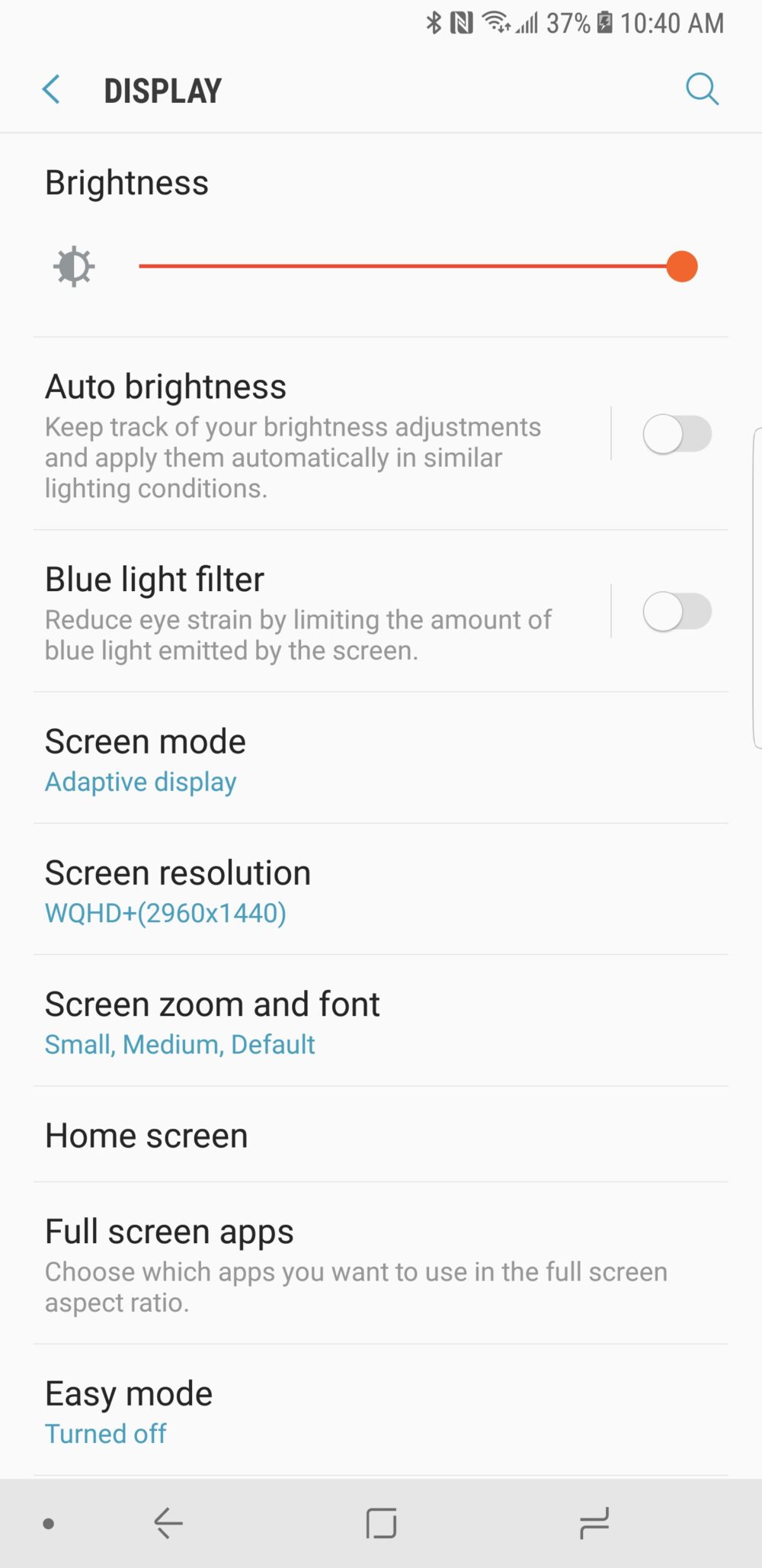 How to make apps fullscreen on Samsung Galaxy Note 8