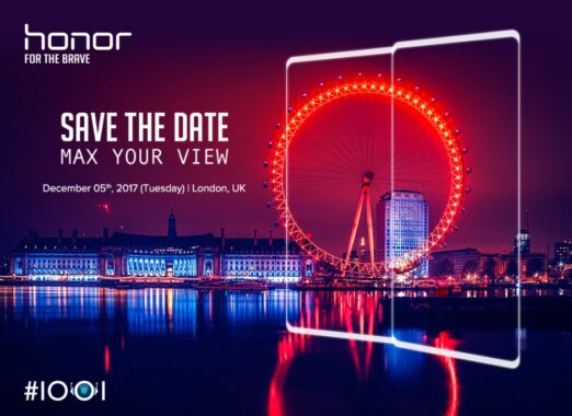 HONOR sends out invites for December 5 product launch
