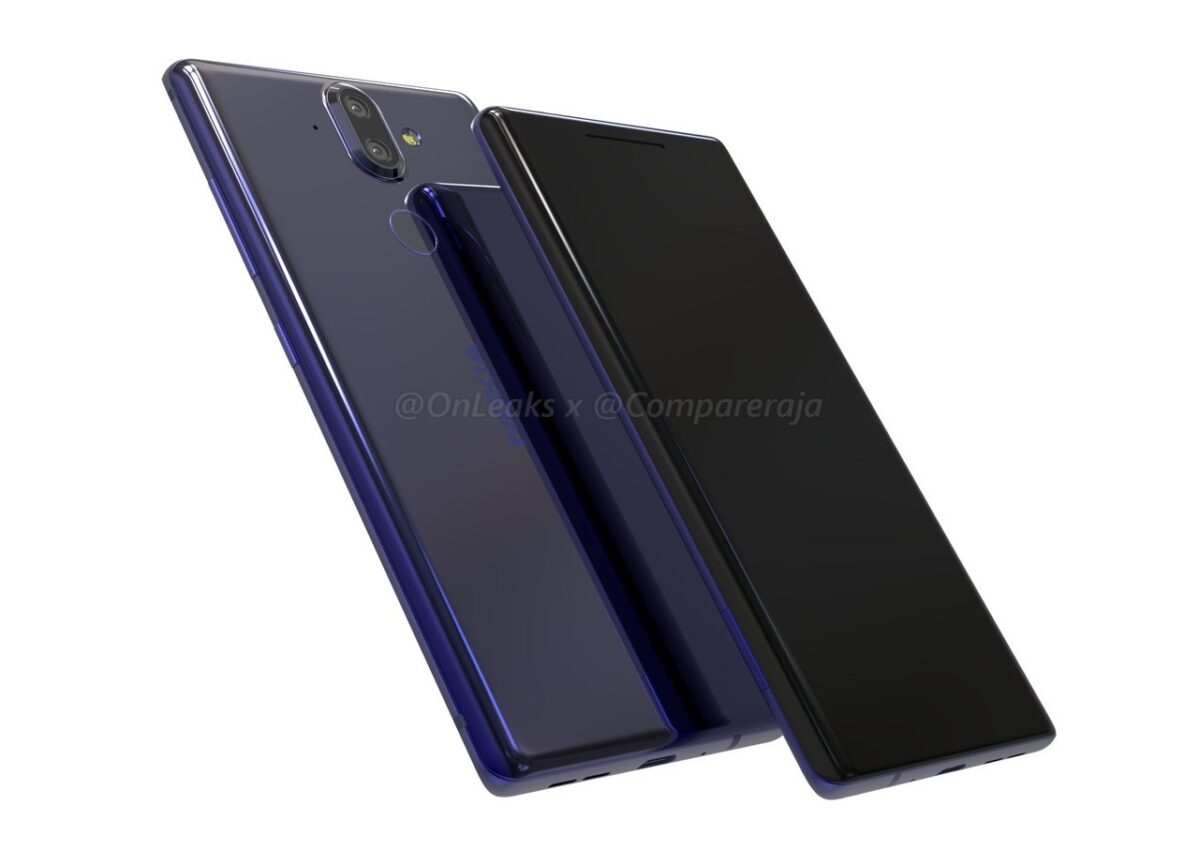 Nokia 9 with curved glass display and dual rear cameras leaks