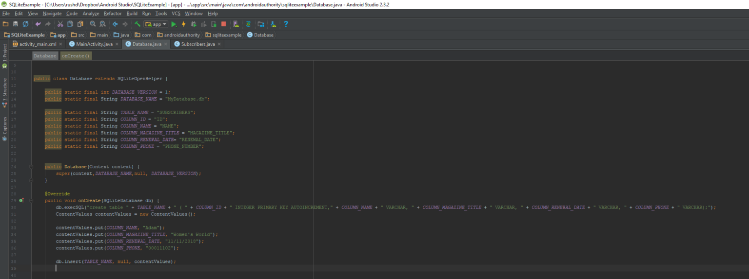 How to use SQLite for Android app development - Android Authority