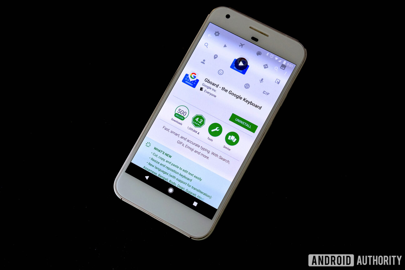 Gboard Go APK now available for devices on Android 8.1 with low RAM