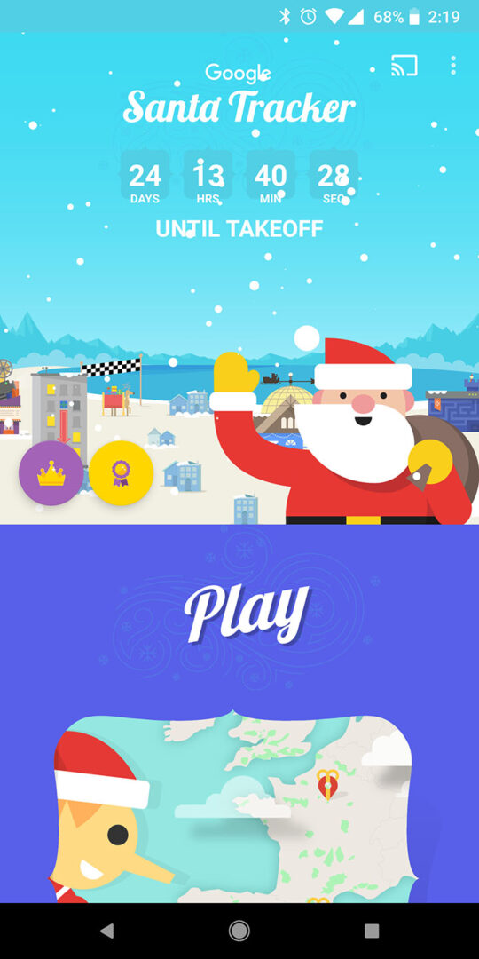 The countdown begins: Google's Santa Tracker app receives its 2017 ...