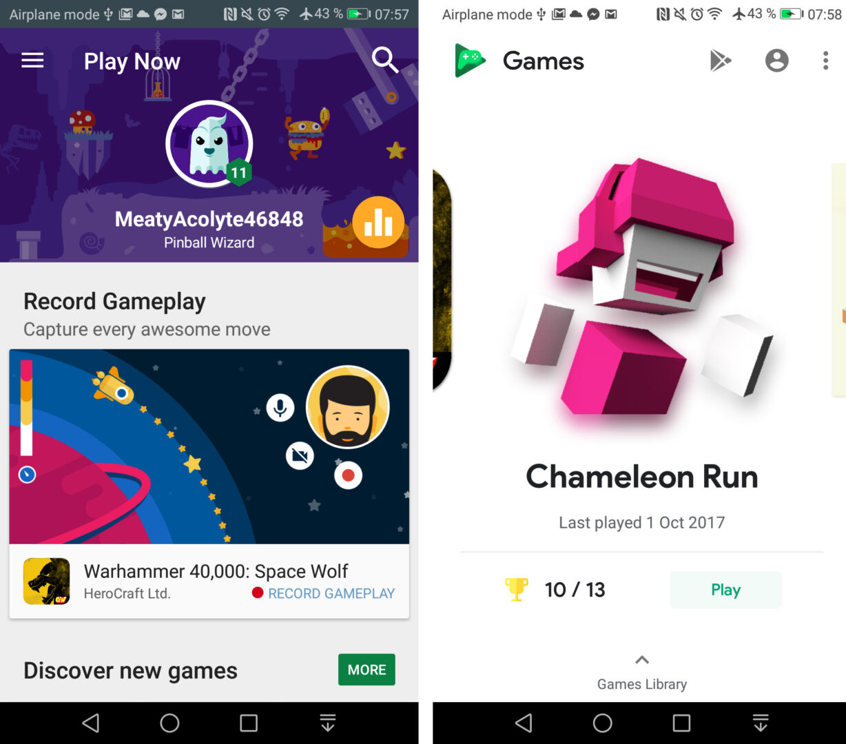 Google Play Games gets new mini-games and redesign in version 5.3