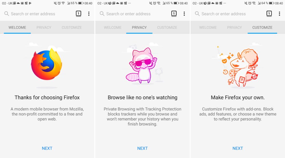 Mozilla Firefox Quantum for Android is here with a bad first impression