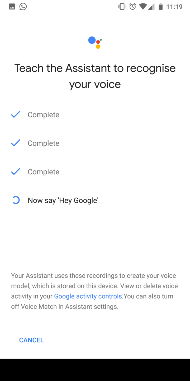How to set up "Hey Google" command for Assistant on your phone