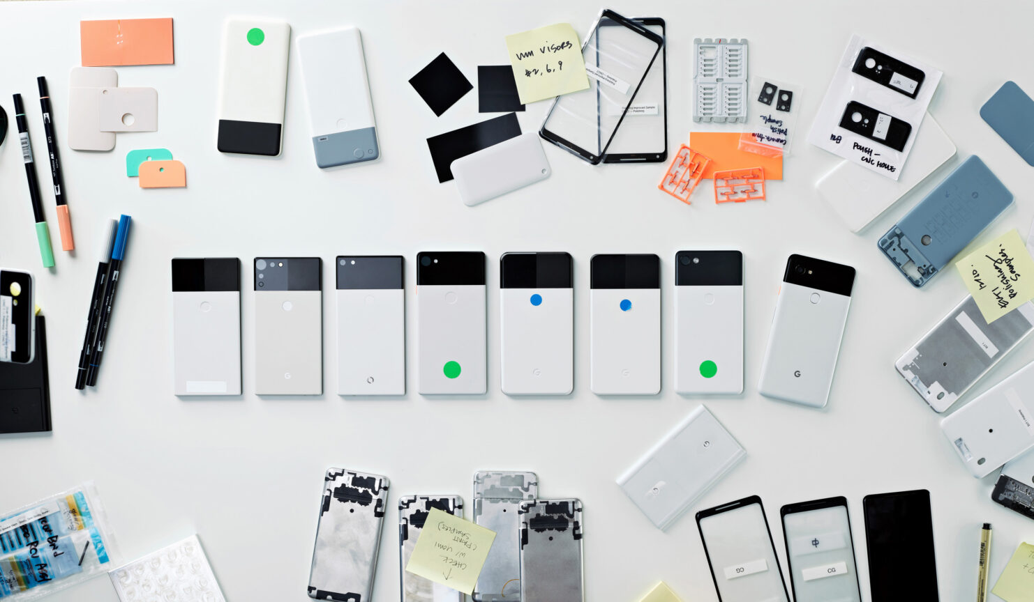 Google shares prototype images of Pixel 2, Pixelbook, more