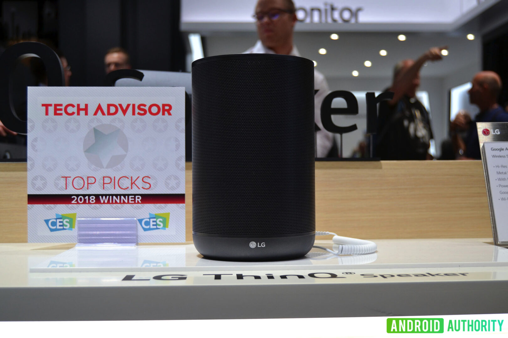 LG debuts smart ThinQ Speaker with Google Assistant ahead of CES 2018