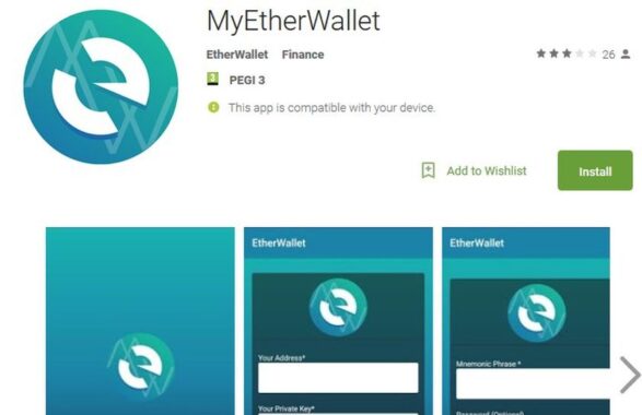 Watch out for fake Google Play apps that will steal from Ethereum holders
