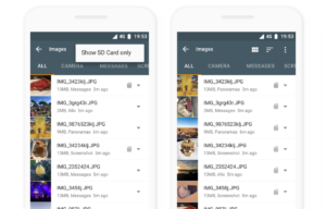 Google Files Go app now works on tablets, SD card support improved