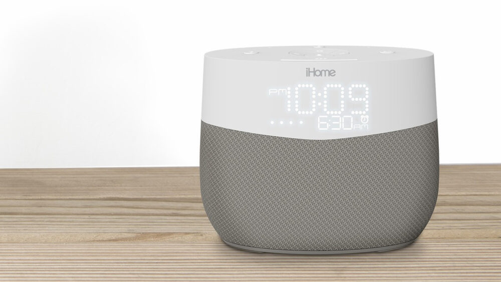 iHome's bedside smart clock is a spiffy-looking Google Home lookalike ...