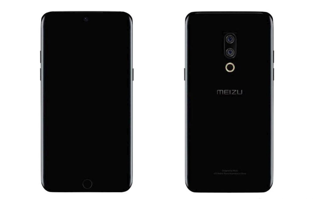 Meizu 15 render leak shows off dual rear camera and curved display