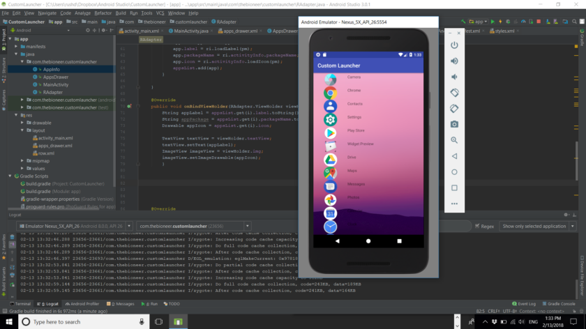 How to build a custom launcher in Android Studio - Part One - Android ...