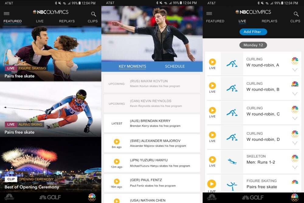 Here's how to watch the 2018 Winter Olympics on your phone, PC or tablet