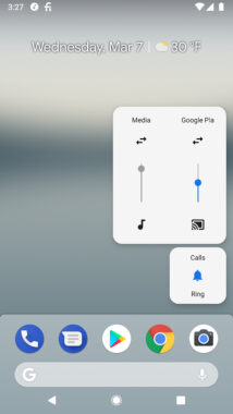Android P moves volume slider to side of screen - Android Authority
