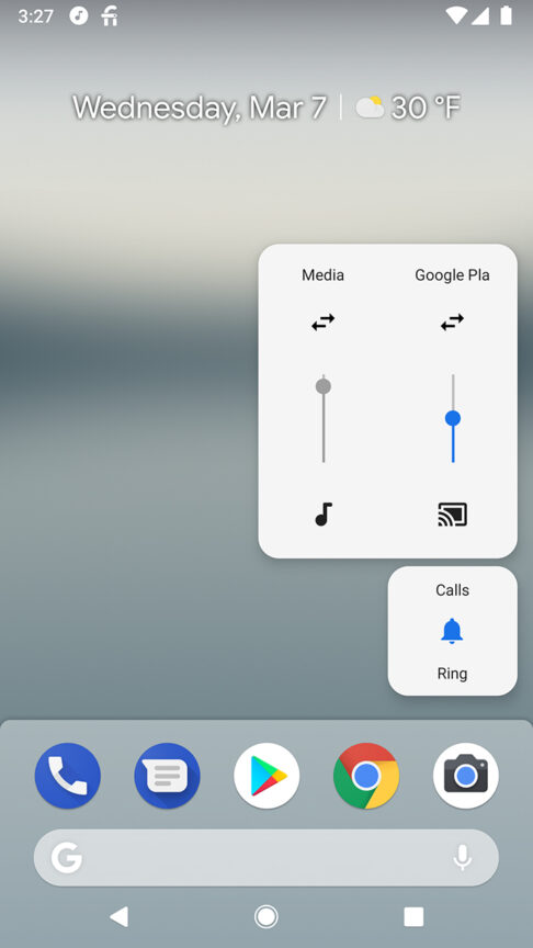 Android P moves volume slider to side of screen - Android Authority