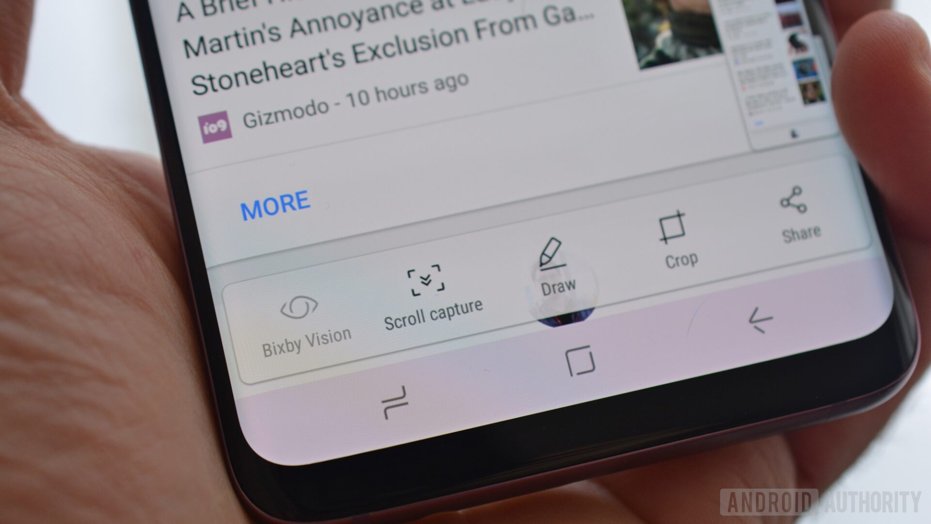 How to take a screenshot on Samsung Galaxy S9/S9 Plus