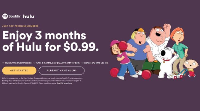 Save more than $100 in the first year with the new Hulu-Spotify bundle