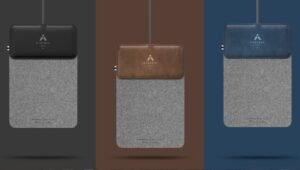 The MousePad+ has a built-in wireless charger