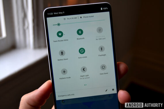 Android P beta 3 lets you manually switch between light and dark themes