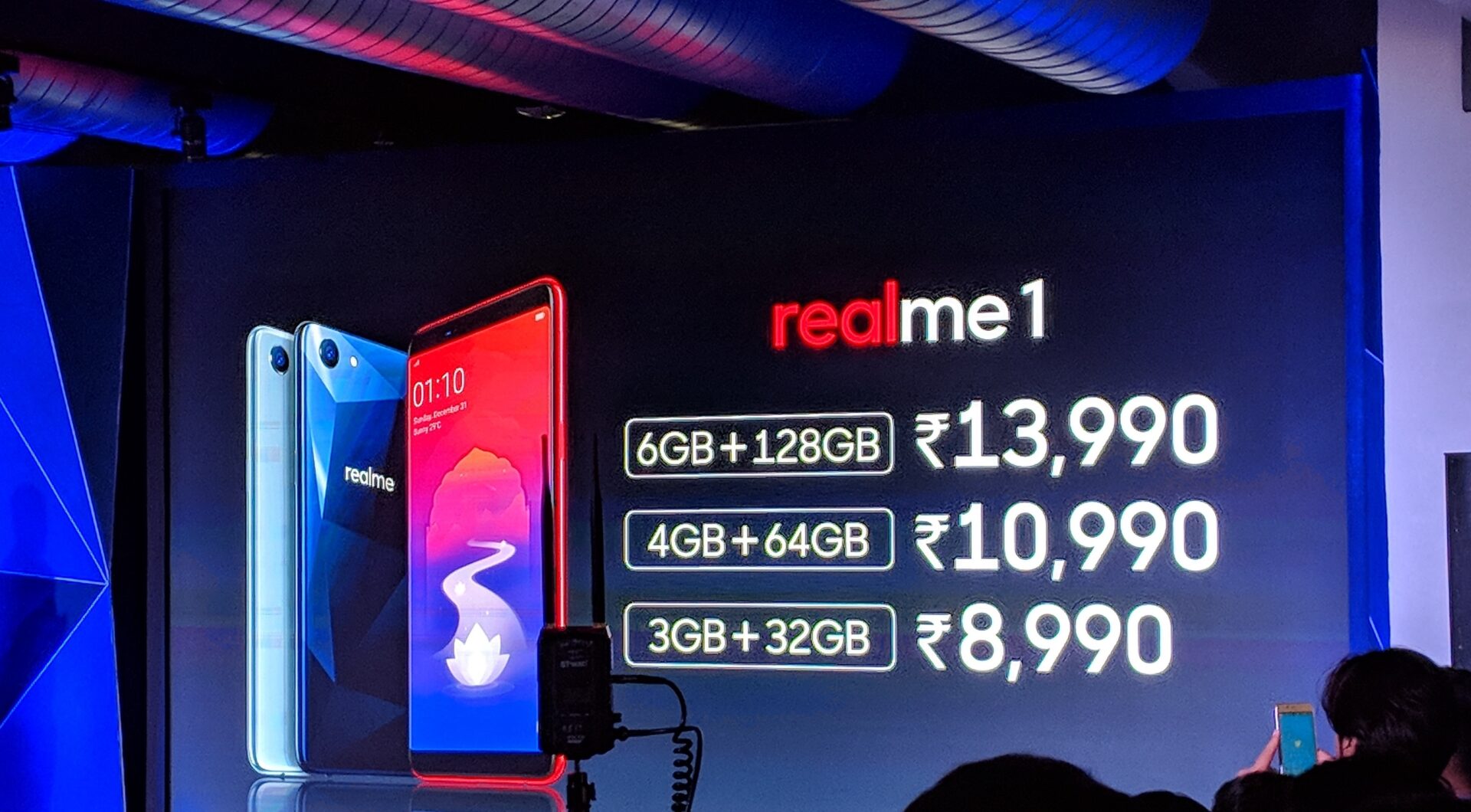 realme 1 launched in India with 6GB RAM for 13,990 rupees