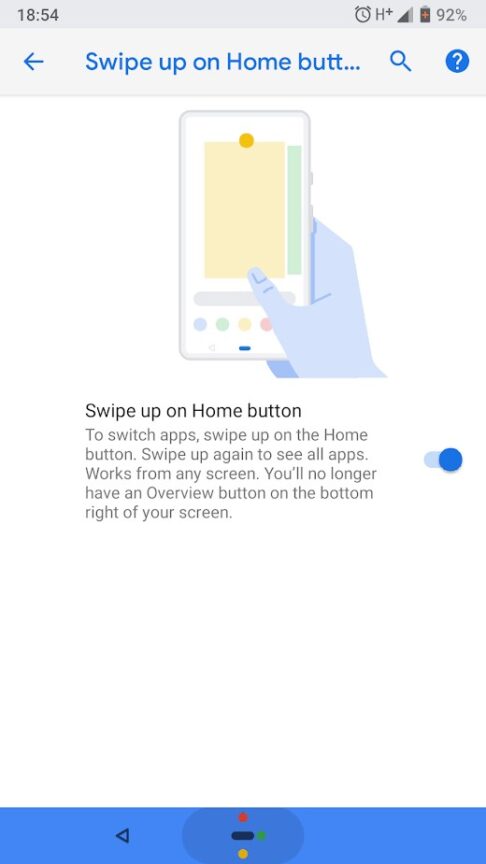 David Burke shows new Android P gesture controls at Google I/O 2018