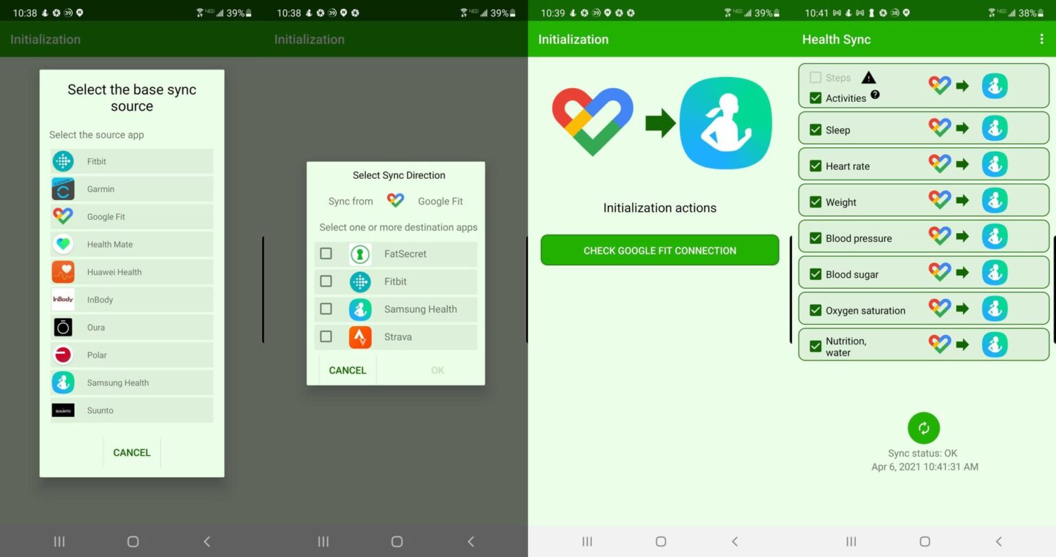 Here's how to sync your Samsung Health data with Google Fit