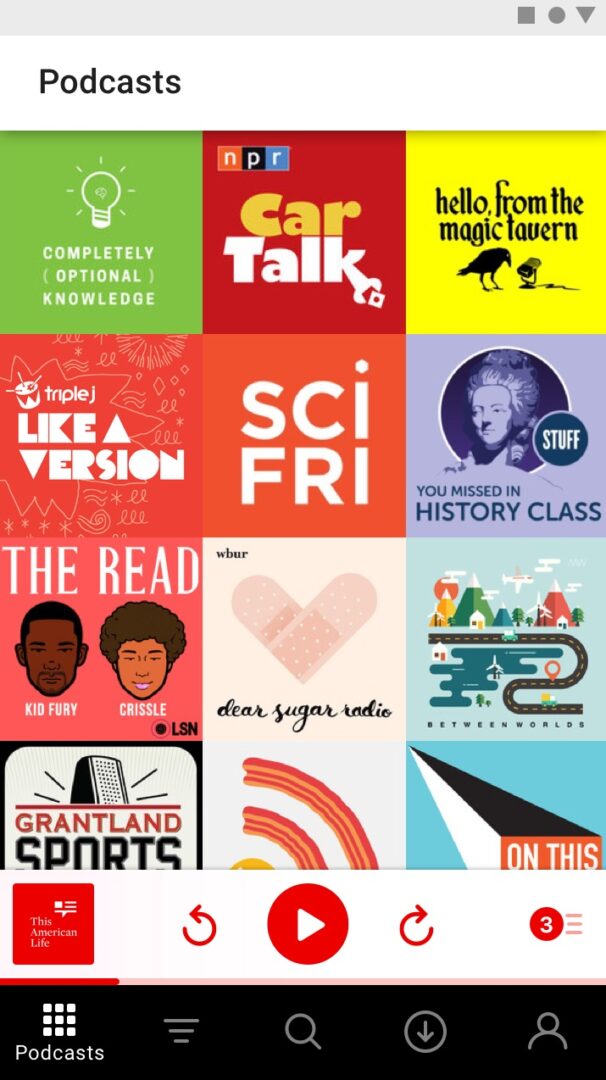 An updated Material Design look for Pocket Casts revealed by Google ...