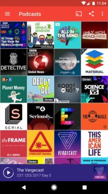 An updated Material Design look for Pocket Casts revealed by Google ...