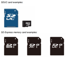 SD Express memory cards to serve as a removable Solid State Drives