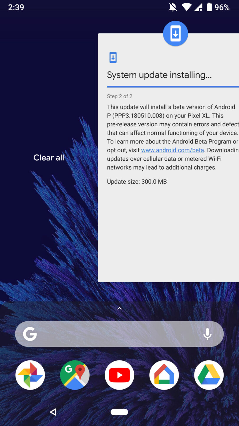 'Clear all' button is back in task view of Android P - Android Authority
