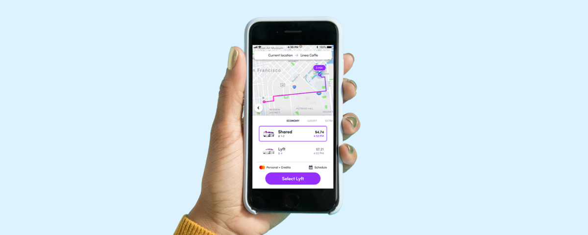 Major Lyft app update pushes carpooling and public transport features