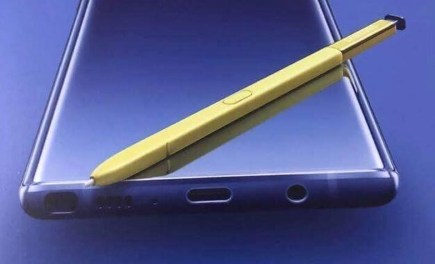 Samsung Galaxy Note 9 looks bold in blue and yellow promo leak