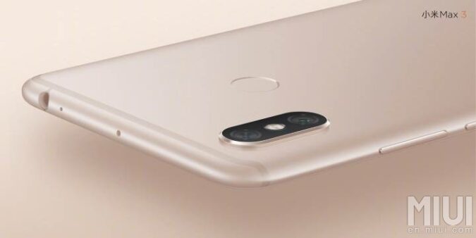 Xiaomi Mi Max 3 design, color schemes revealed ahead of launch