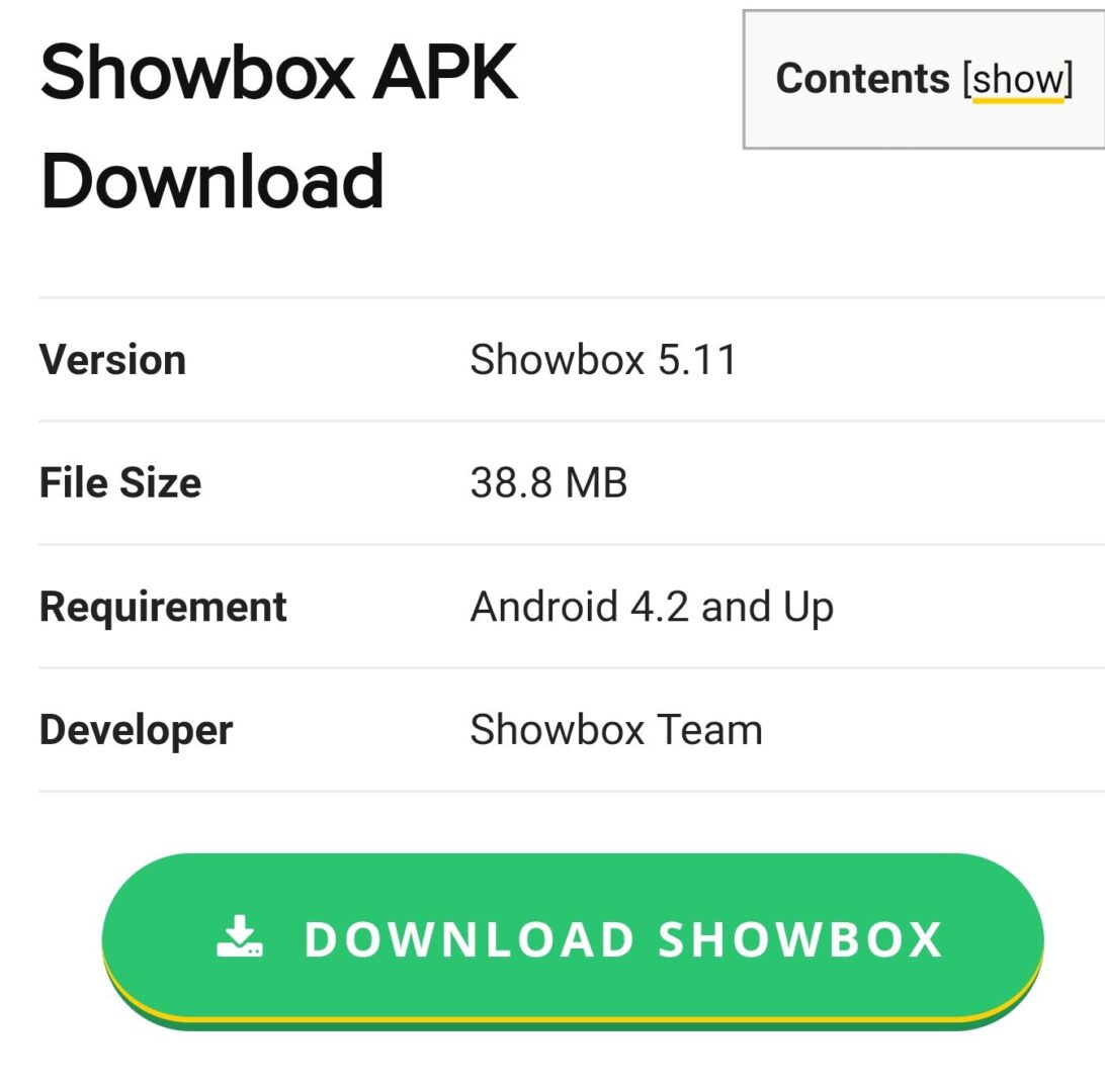 How to download and install ShowBox on Android