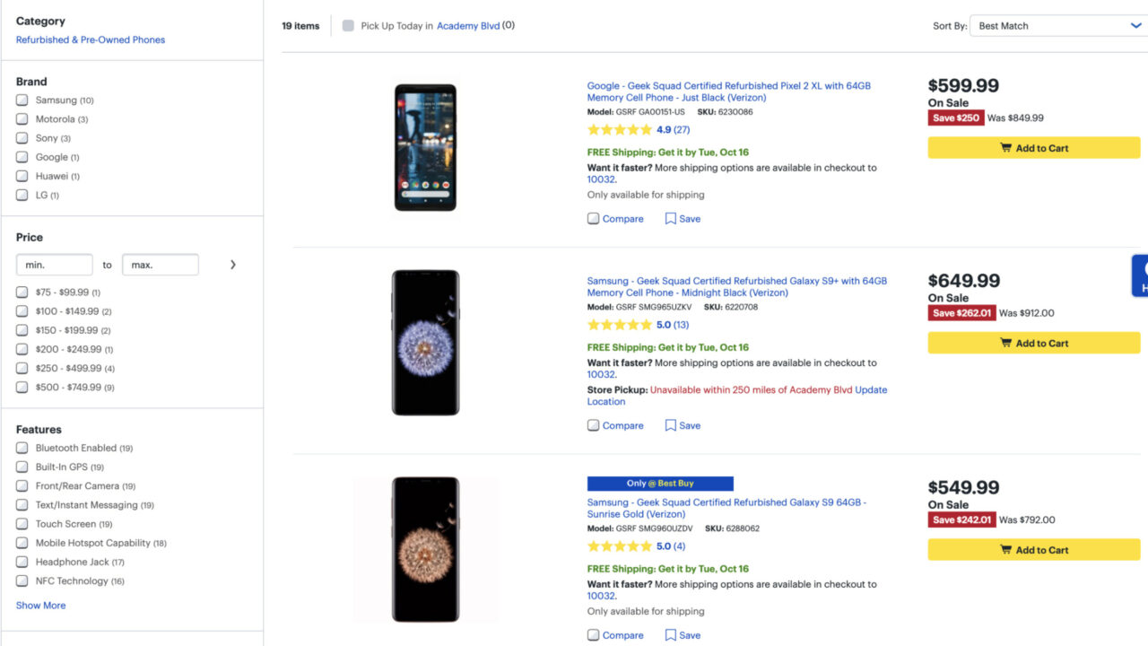 Deal: Best Buy refurbished smartphones on sale - Android Authority