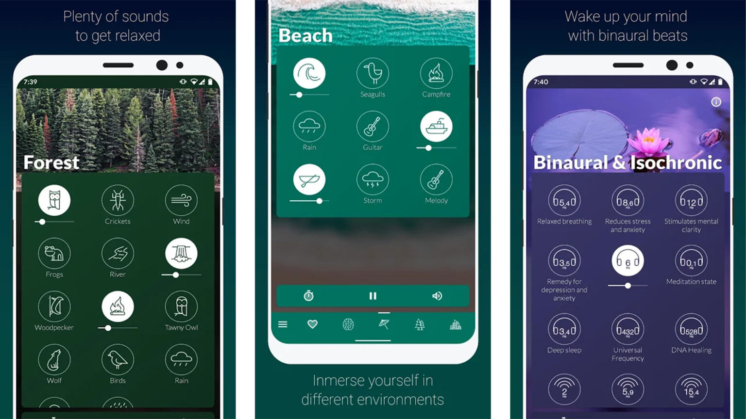 The best nature sound sleep sound, and animal sound apps for Android