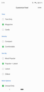 Feedly redesign introduces a cleaner and more straightforward design