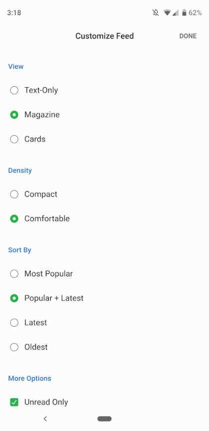 Feedly redesign introduces a cleaner and more straightforward design