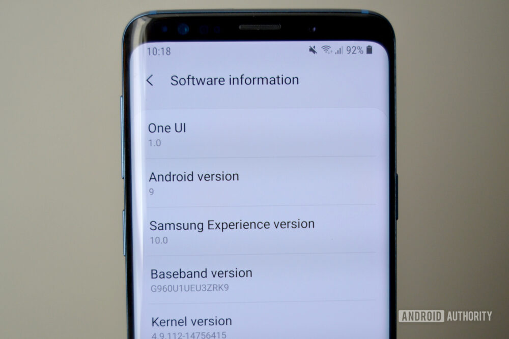 First look at One UI and Android Pie on the Samsung Galaxy S9